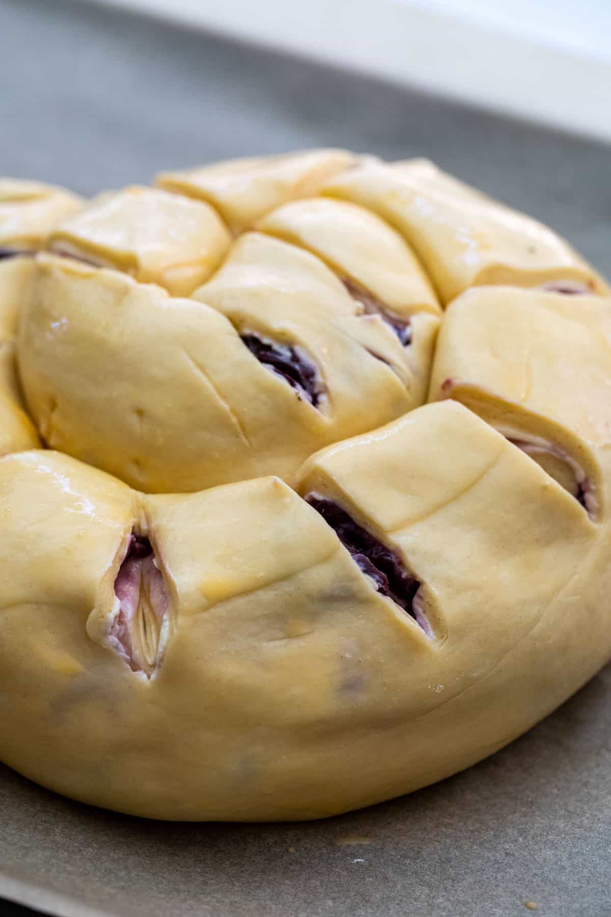 Delicious Cherry Pastry with Cream Cheese ~ Crunch Time Kitchen