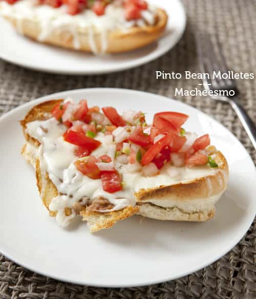 Molletes With Refried Bean Filling ~ Crunch Time Kitchen