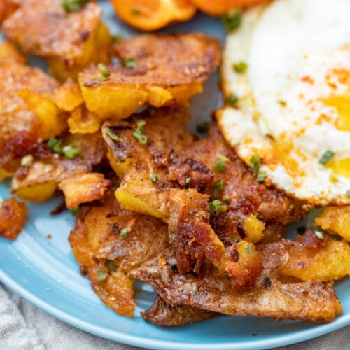 Crispy Breakfast Potatoes - Smashed Potatoes for Brunch