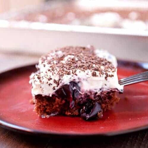 Black Forest Sheet Cake Recipe ~ Crunch Time Kitchen