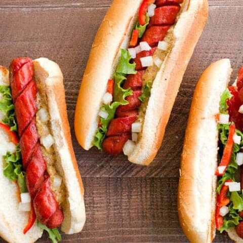 Spiral Hot Dogs - Delicious and Easy Grilling ~ Crunch Time Kitchen