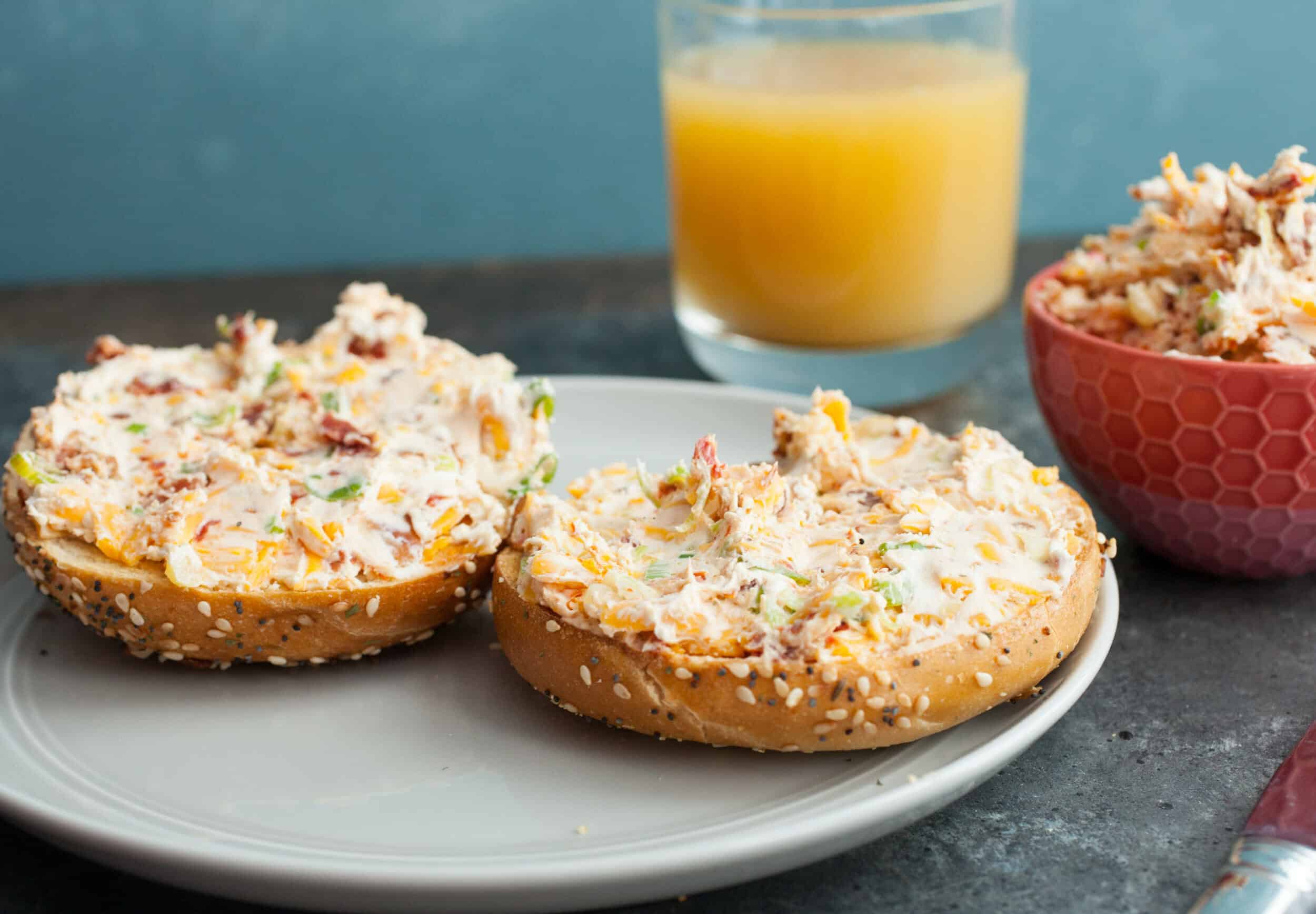 Loaded Cheddar Bacon Cream Cheese Recipe ~ Crunch Time Kitchen