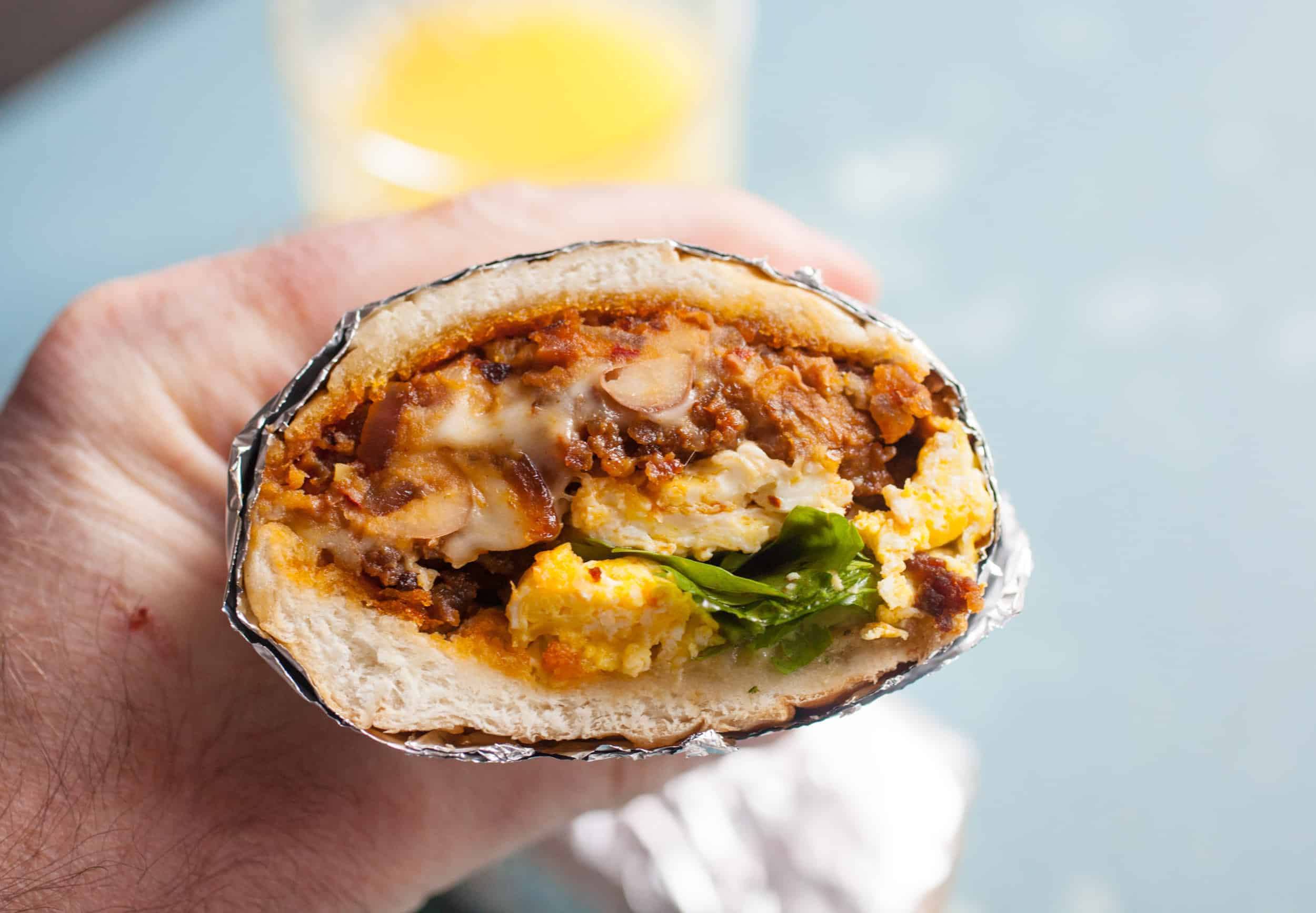 Chorizo Breakfast Torta Recipe - Mexican Sandwich ~ Crunch Time Kitchen