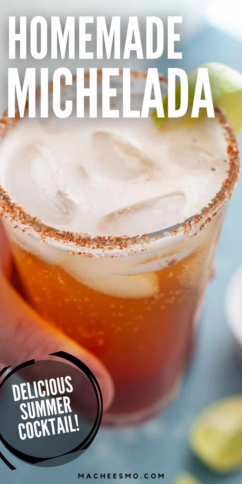 Homemade Michelada Recipe with Chili Lime Rim ~ Crunch Time Kitchen