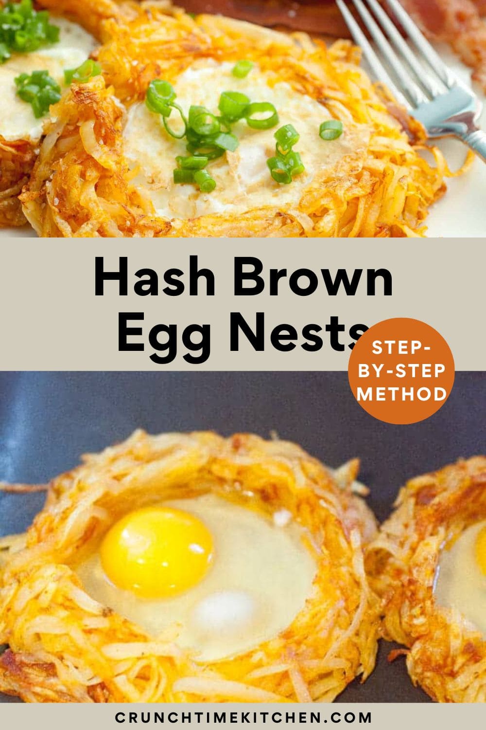 Hash Brown Egg Nests Recipe - The Perfect Breakfast ~ Crunch Time Kitchen