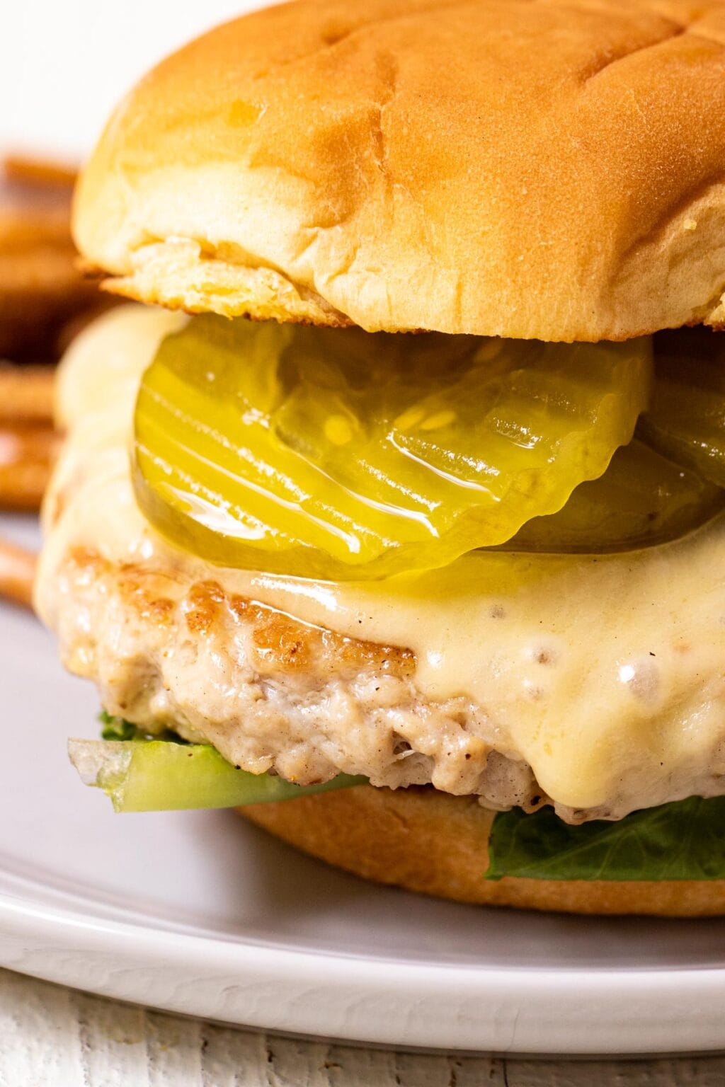 Chicken Smash Burgers with Onions and Cheddar ~ Crunch Time Kitchen