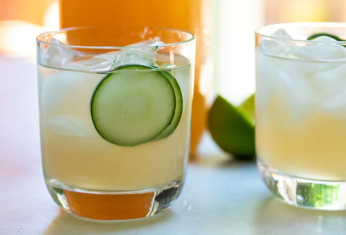 Watermelon Ginger Tonic - Refreshing Summer Drink ~ Crunch Time Kitchen
