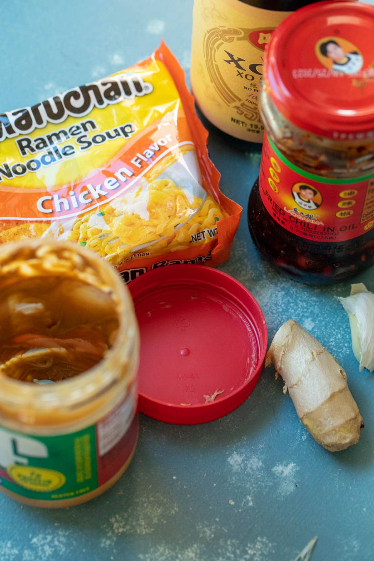Jar Scraps Peanut Butter Noodles - Perfect Leftover PB Recipe