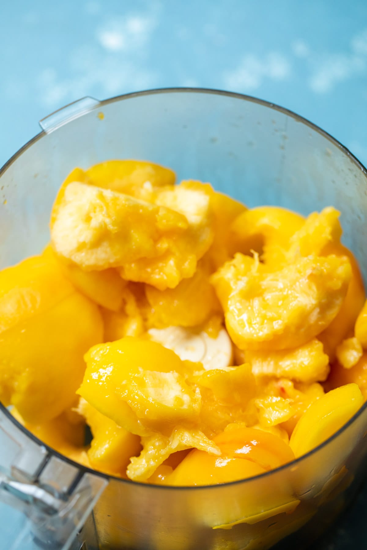 End of Summer Fresh Peach Sorbet - A Favorite light Dessert