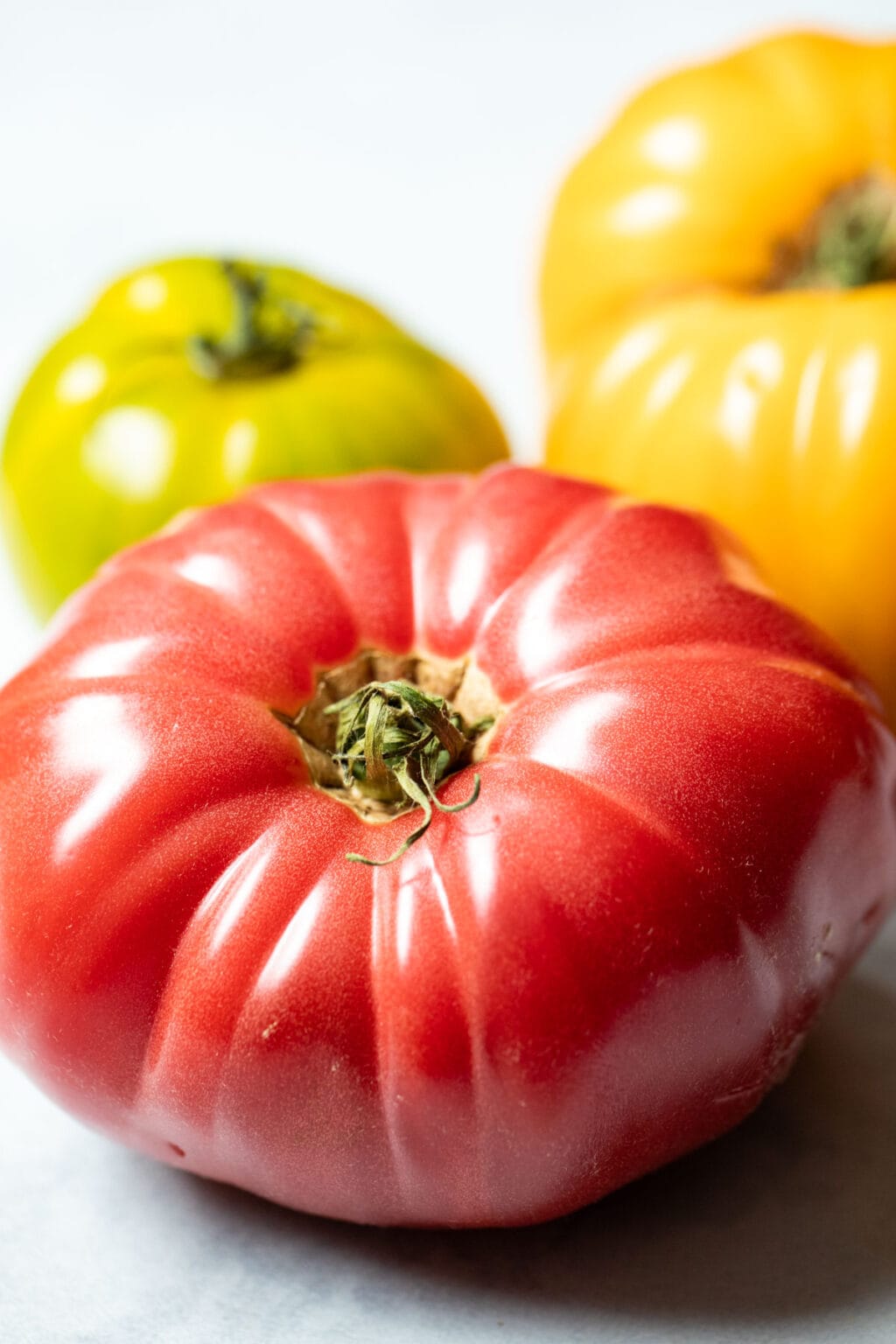 Easy Tomato Crudo - with Heirloom Tomatoes