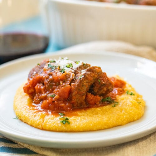 Beef Braciole with Creamy Polenta | Crunch Time Kitchen