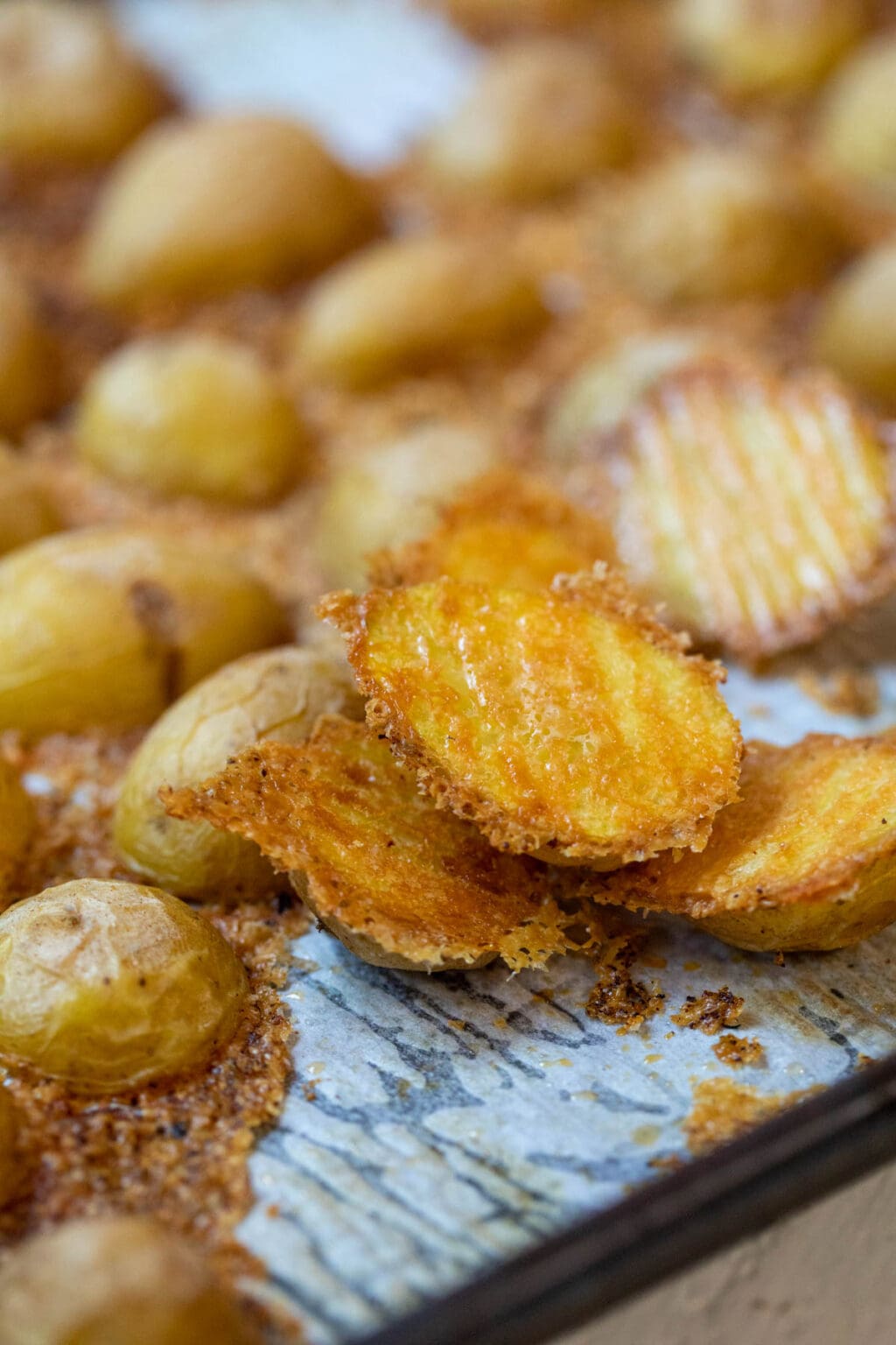 Crispy Roasted Parmesan Potatoes - Viral Recipe!