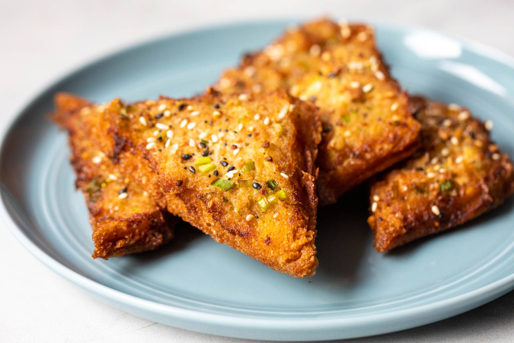 Fried Crab Toasts - Street Food at Home