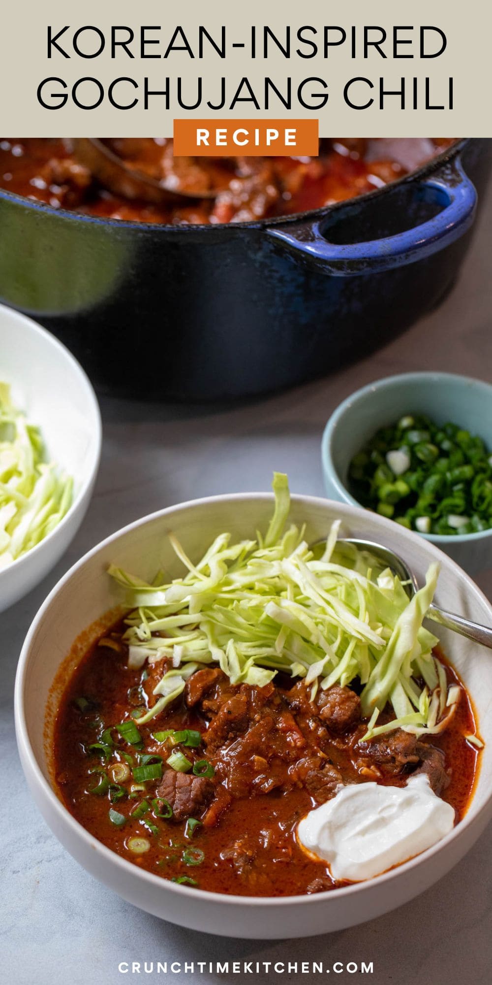 Korean-Inspired Gochujang Chili - Crunch Time Kitchen