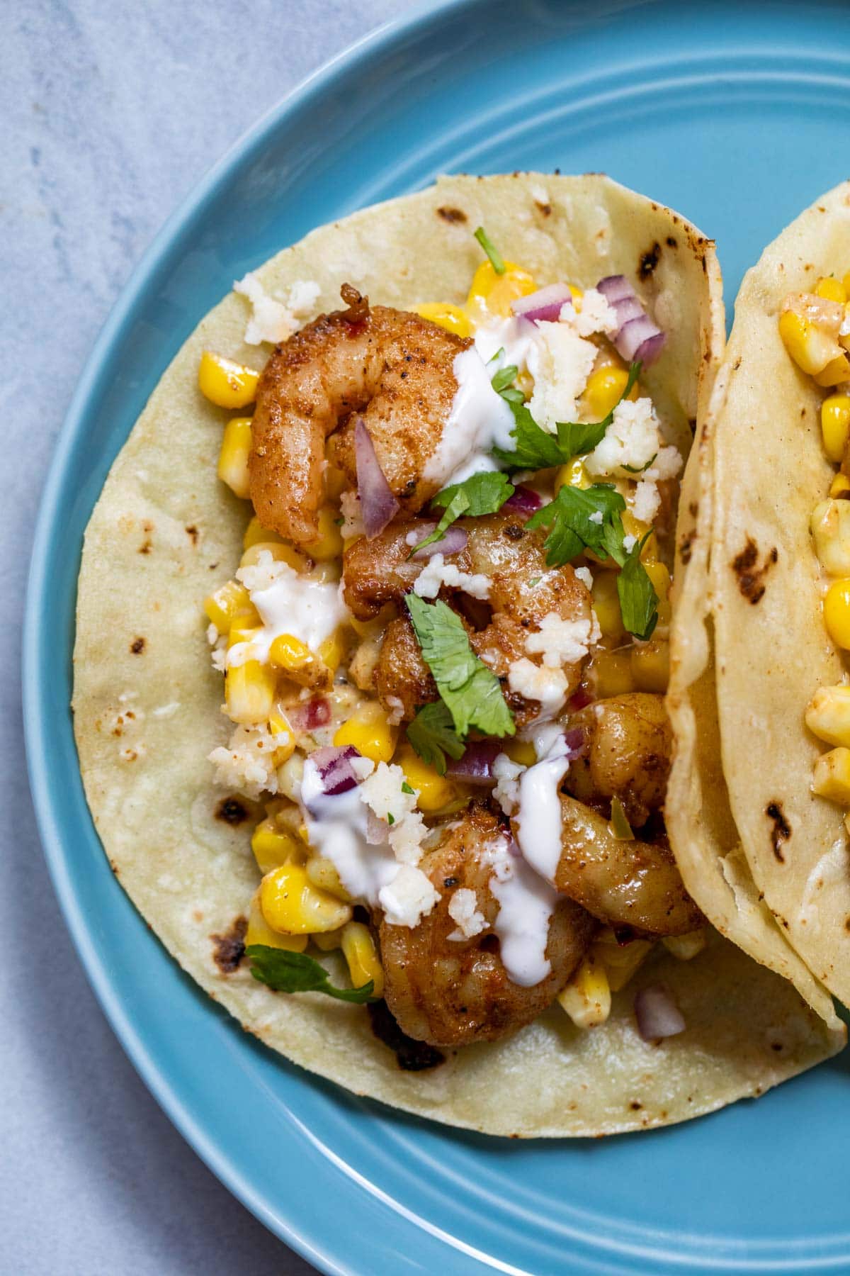 Shrimp and Corn Tacos - Fresh Summer Tex-Mex